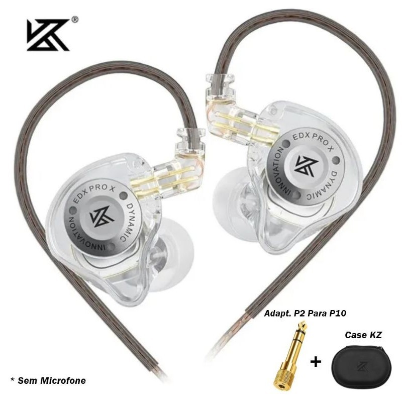 KZ EDX PRO-X Fone de Ouvido Lançamento Versão Mais Atualizada KZ ...