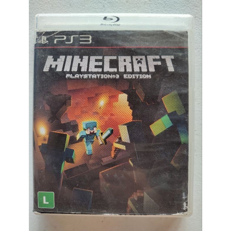 Minecraft Playstation Edition PS3 - Game Mídia Física - Jogo PS3 ...