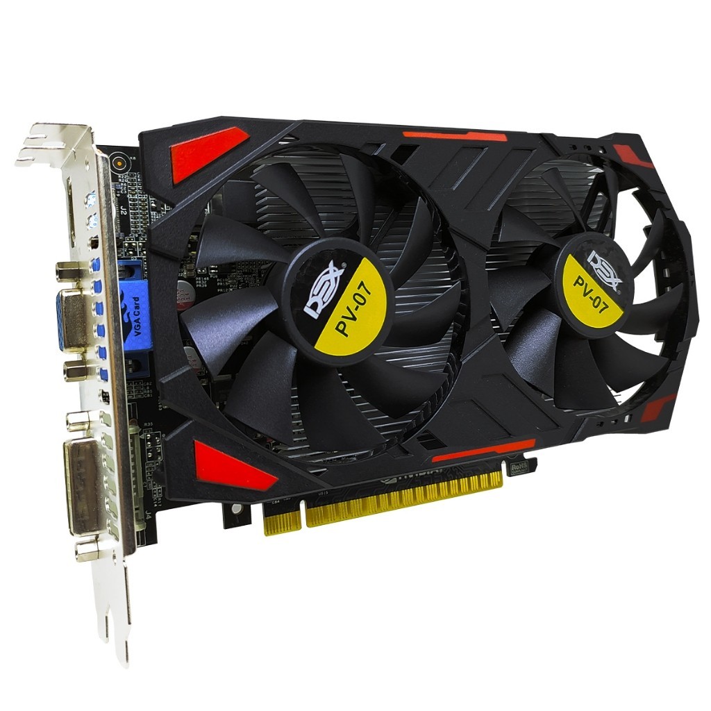 Placa De Vídeo Geforce Pc Nvidia / Amd 128 Bits até 2gb Ddr5 | Shopee ...