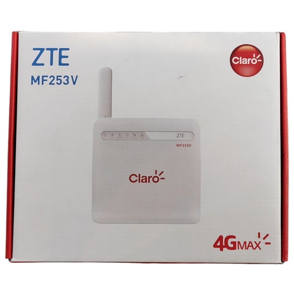 Modem Roteador Zte Mf253v 3 4g Chip Pode Usar Antena Externa | Shopee Brasil
