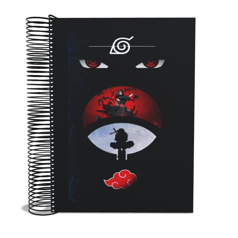 Caderno Akatsuki 20 matérias Capa Dura Personalizado | Shopee Brasil