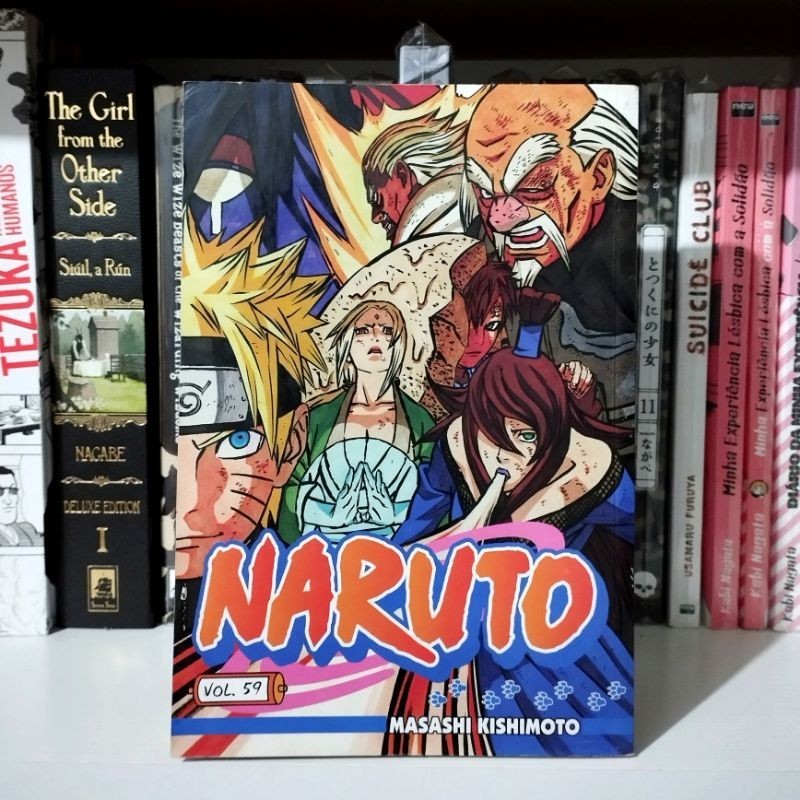 Manga Naruto 59 Primeira Edição Naruto Shippuden Volume 59 Panini ...