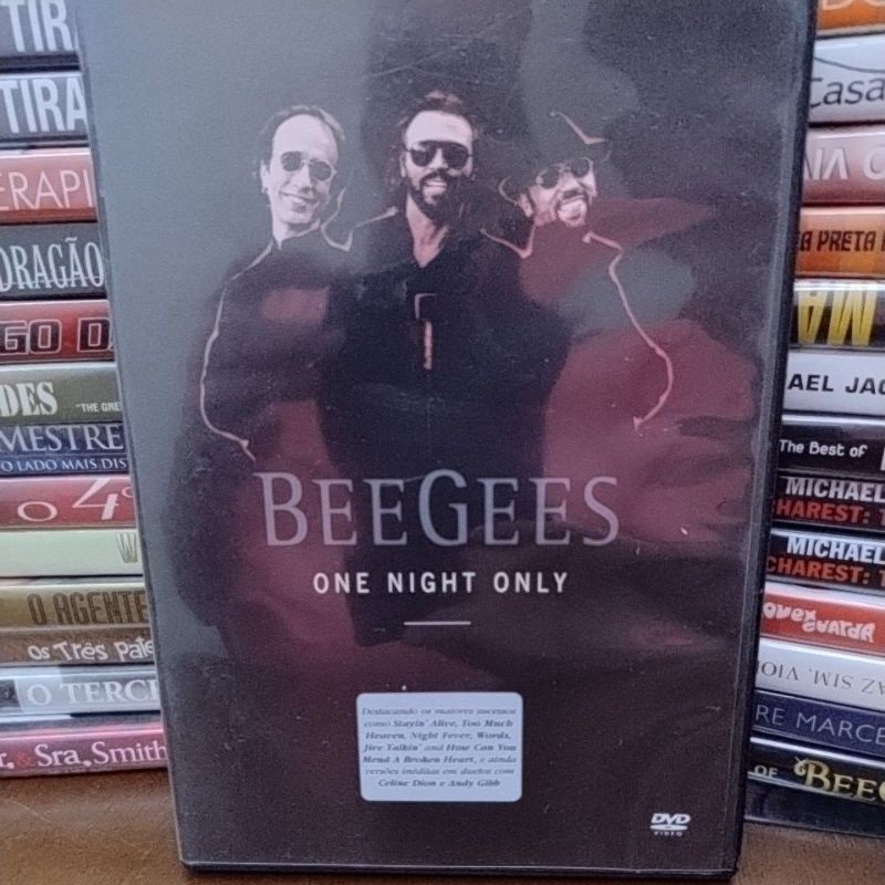 DVD Bee Gees - One Night Only. ORIGINAL. | Shopee Brasil