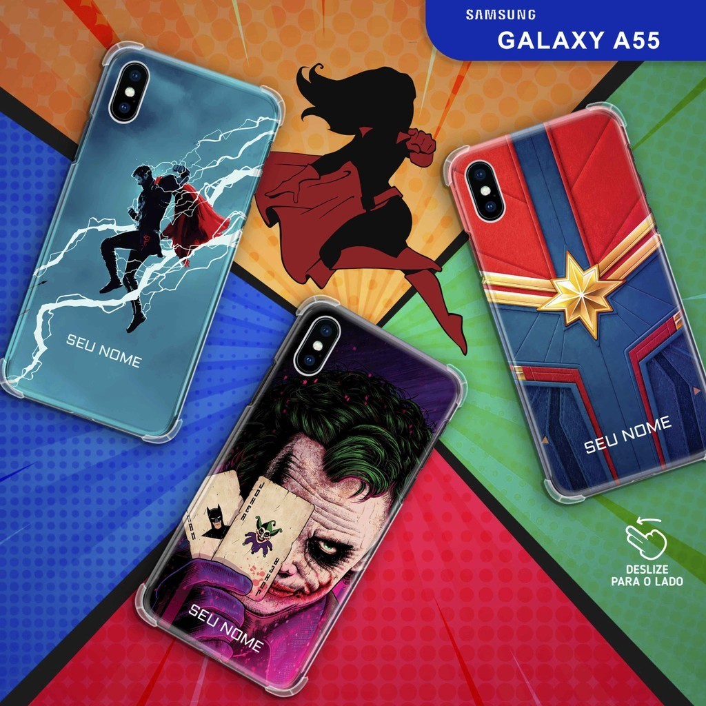 Capa Capinha - Samsung Galaxy A55 - Super-Herói Personalizados | Shopee ...