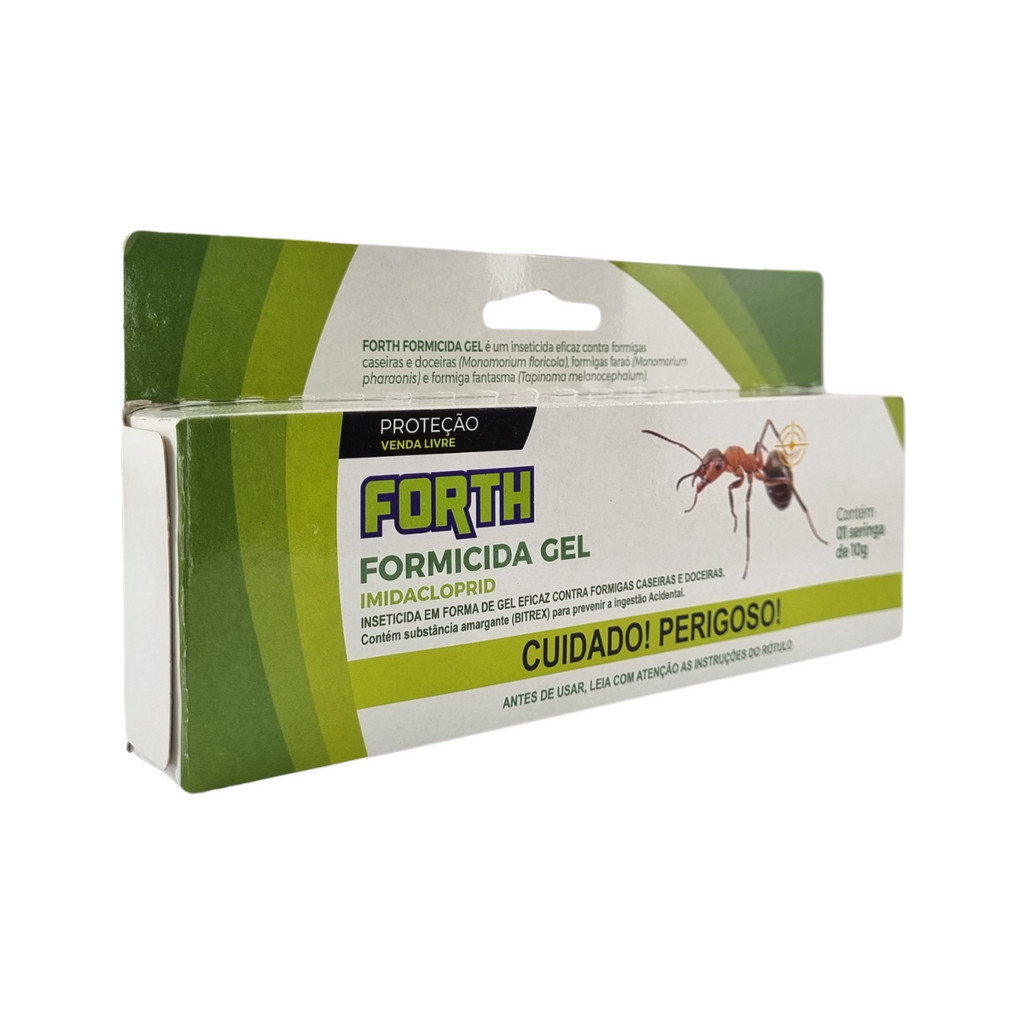Forth Formicida Em Gel 3 Unidade Mata Formiga 10g | Shopee Brasil