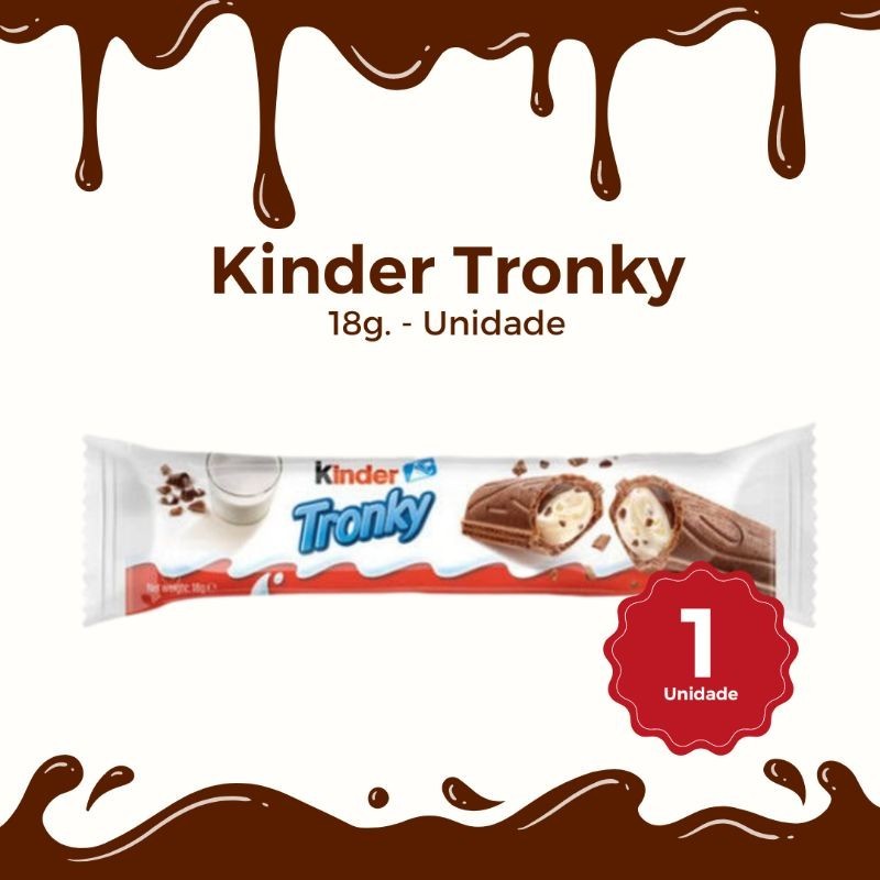Kinder Tronky 18g. - 1 Unidade | Shopee Brasil