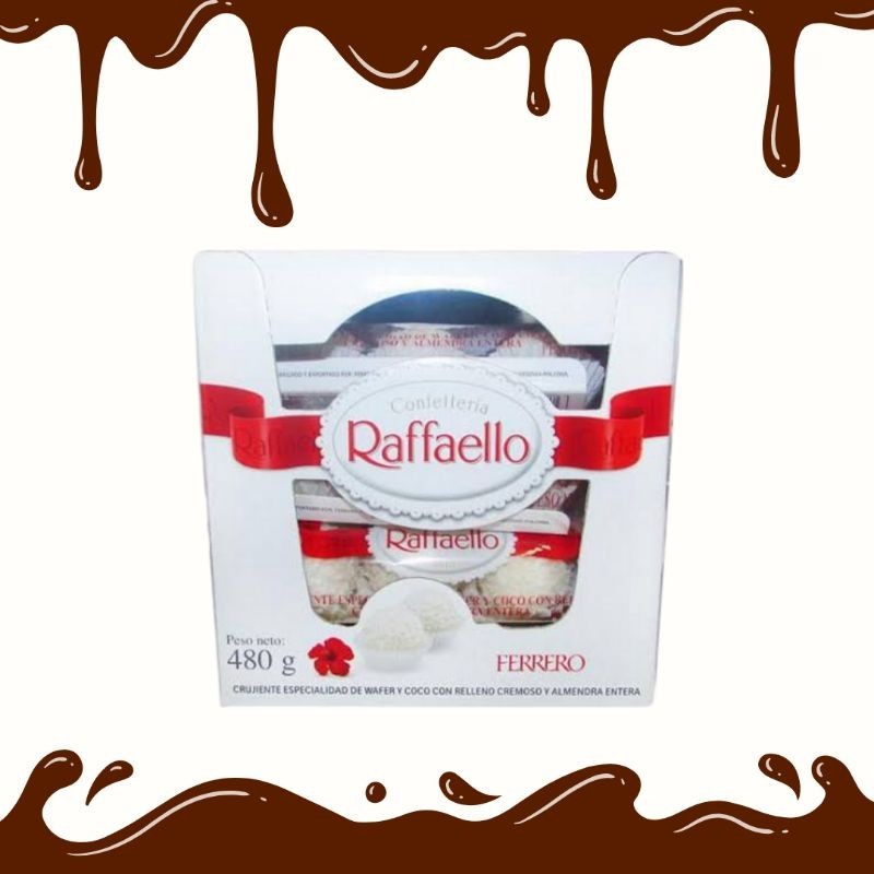 Bombom Raffaello T3x16 (16 pacotes c/3 unidades cada) - Caixa c/48 ...