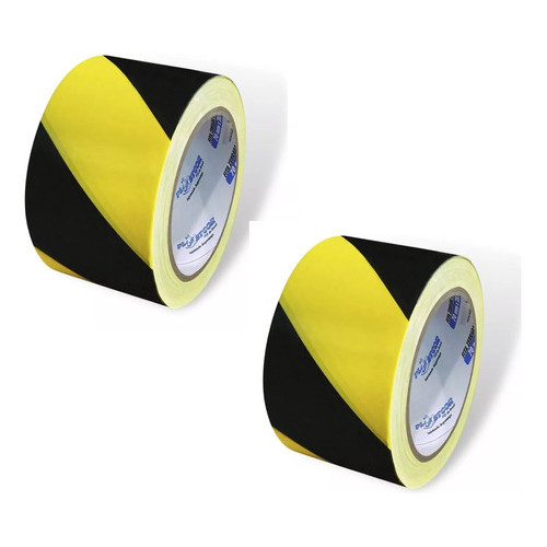 2 Fita Zebrada Segurança Preta Amarela 70x200 Epi Isolamento | Shopee ...