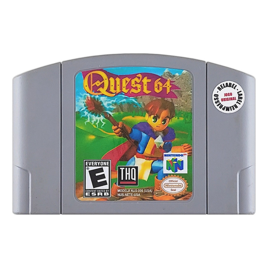 Quest 64 Original Nintendo 64 N64 | Shopee Brasil