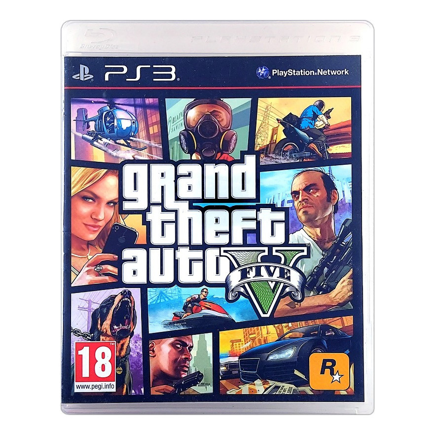 Grand Theft Auto GTA V 5 Playstation 3 PS3 - Original | Shopee Brasil