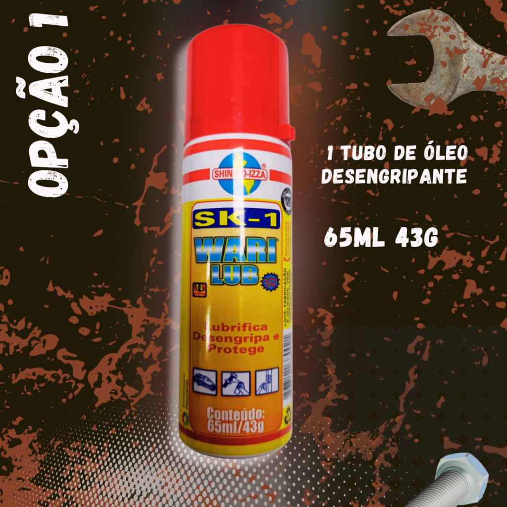 Desengripante Aerosol Spray Wari Lub 65ml - Produto do Grupo Baston ...