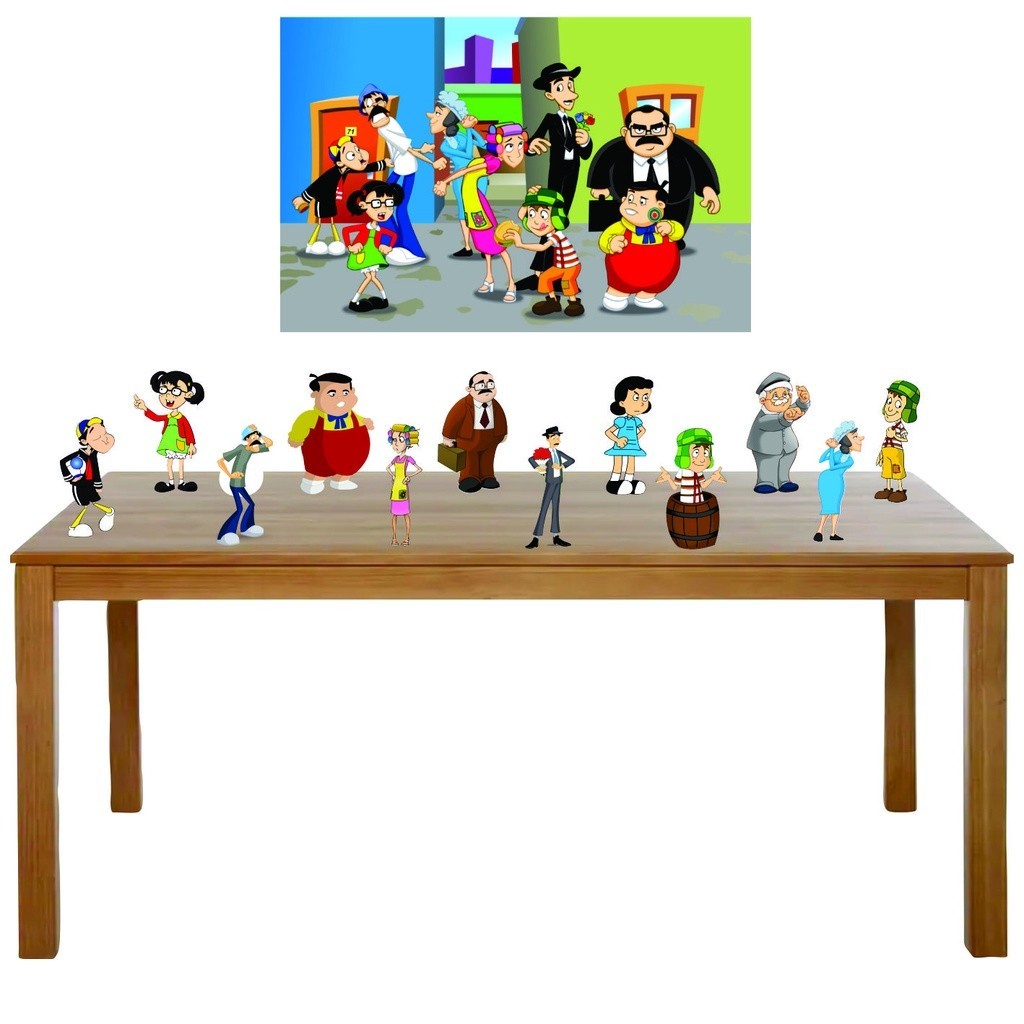 chaves - Kit Display para mesa + Painel | Shopee Brasil