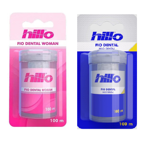 Fio Dental Hillo 100 Metros | Shopee Brasil