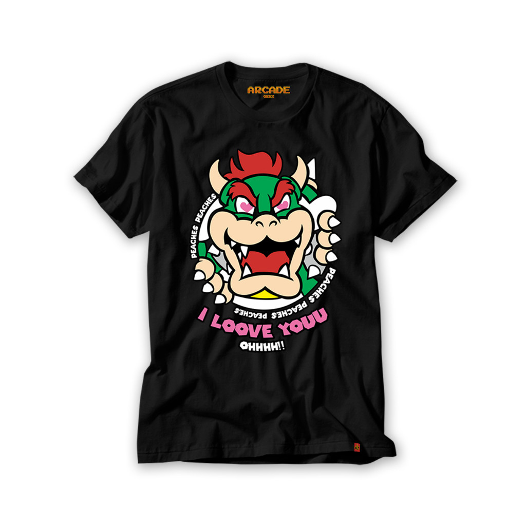 CAMISETA SUPER MARIO BROS O FILME BROWSER KOOPA LOVE PEACHE GAMER ...