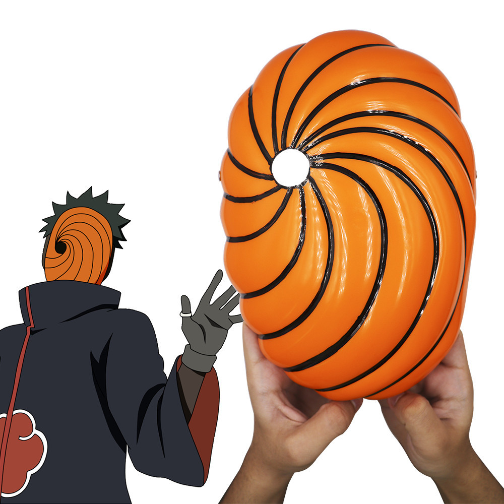 Máscara Tobi Obito Uchiha Akatsuki Cosplay Naruto | Shopee Brasil