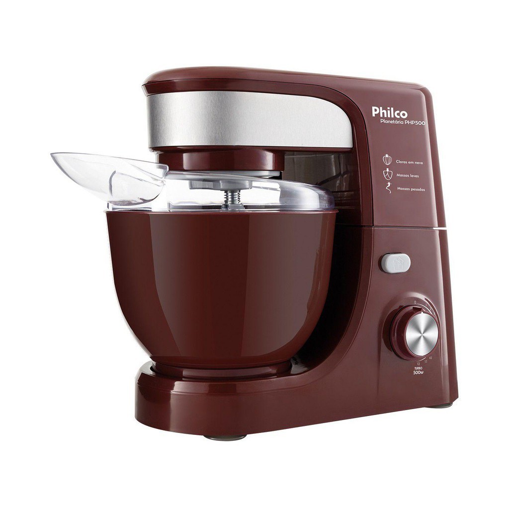 Batedeira Planetária Philco Vinho 500W PHP500 - Turbo Wine 12 Velocidades | Shopee Brasil