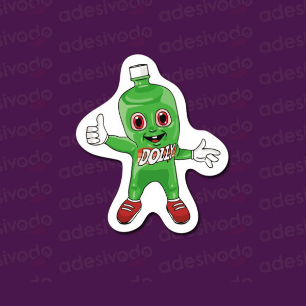 4 Adesivos do Dollynho Chapado 0363 (6cm) | Shopee Brasil
