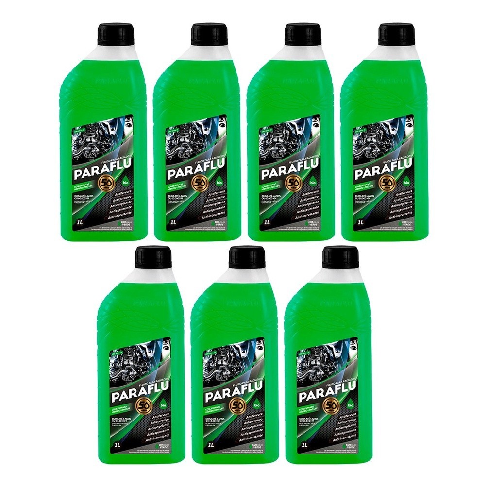 7 Aditivos Radiador Concentrado Paraflu Verde Hibrido | Shopee Brasil
