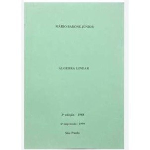Álgebra Linear de Mário Barone Júnior | Shopee Brasil