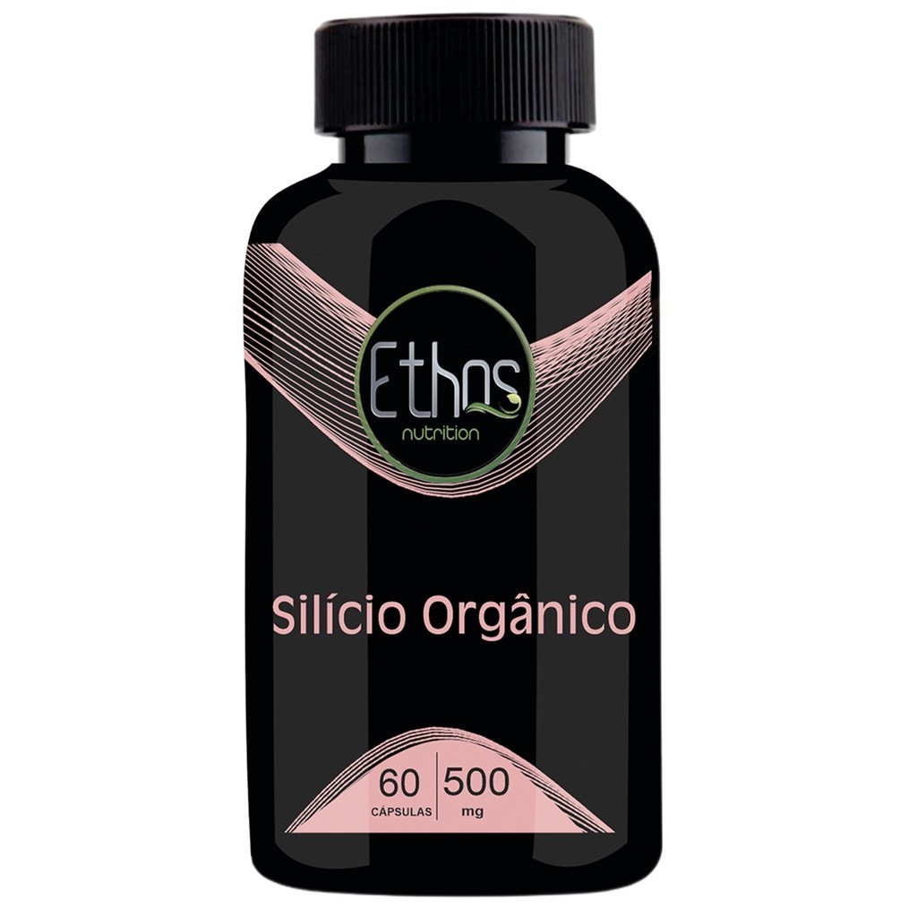 Silicio Orgânico 60 Cápsulas - 500mg Ethos Nutrition | Shopee Brasil