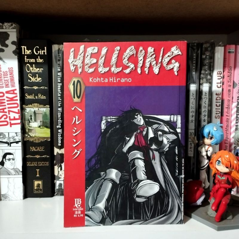 Hellsing Volume 10 EDIÇÃO ANTIGA MEIO TANKO Manga Editora JBC Kohta ...