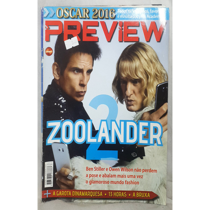 Revista Preview 77 - Zoolander 2 | Shopee Brasil