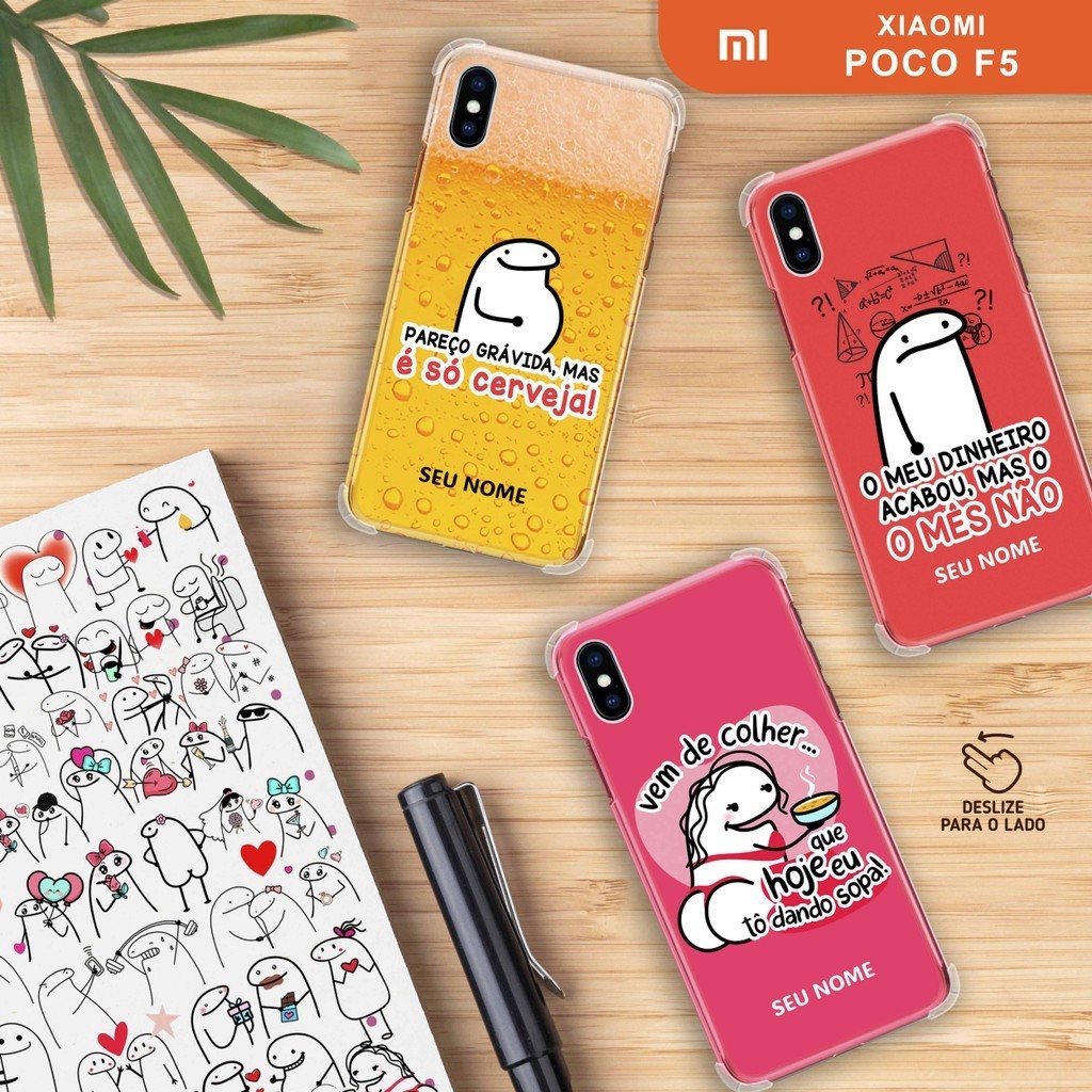 Capa Capinha - Xiaomi Poco F5 - Flork Meme Personalizada | Shopee Brasil