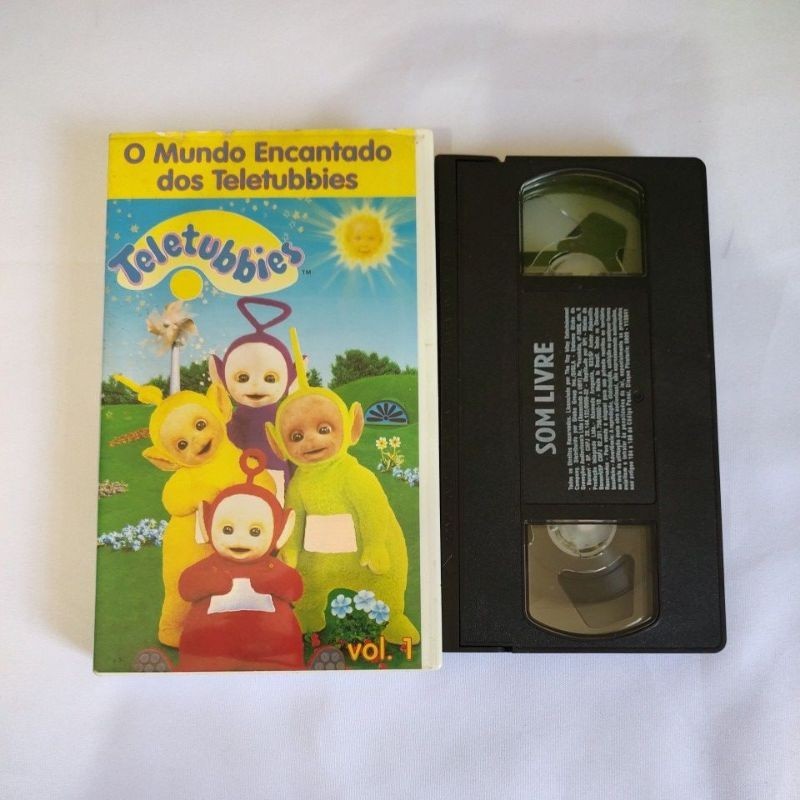 Vhs O mundo encantado dos Teletubbies - Dublado *original* | Shopee Brasil