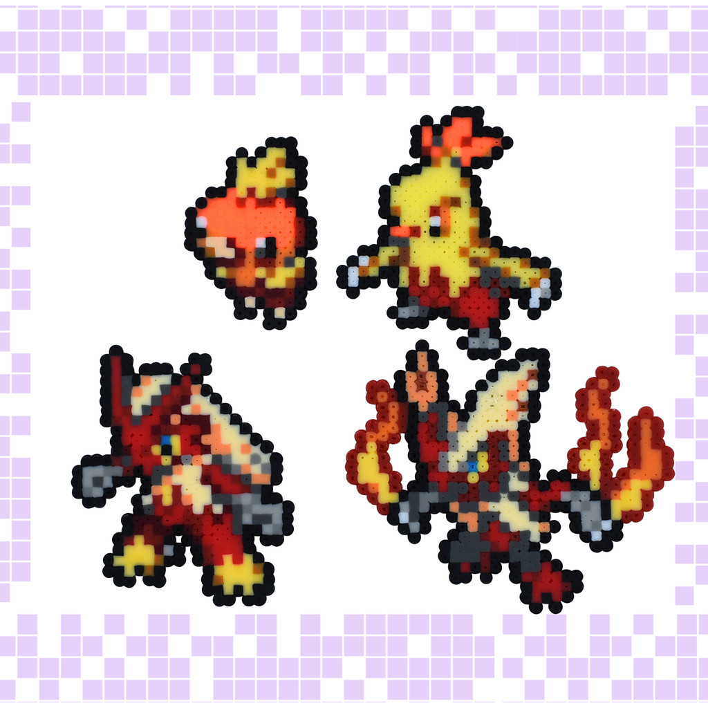 Pokemon Linha Evolutiva Torchic, Combusken, Blaziken, Mega Blaziken ...