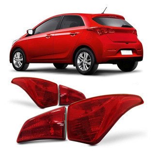 Combo Hb20 Hatch 2012 2013 2014 2015 Lanterna Traseira Canto + Lanterna ...