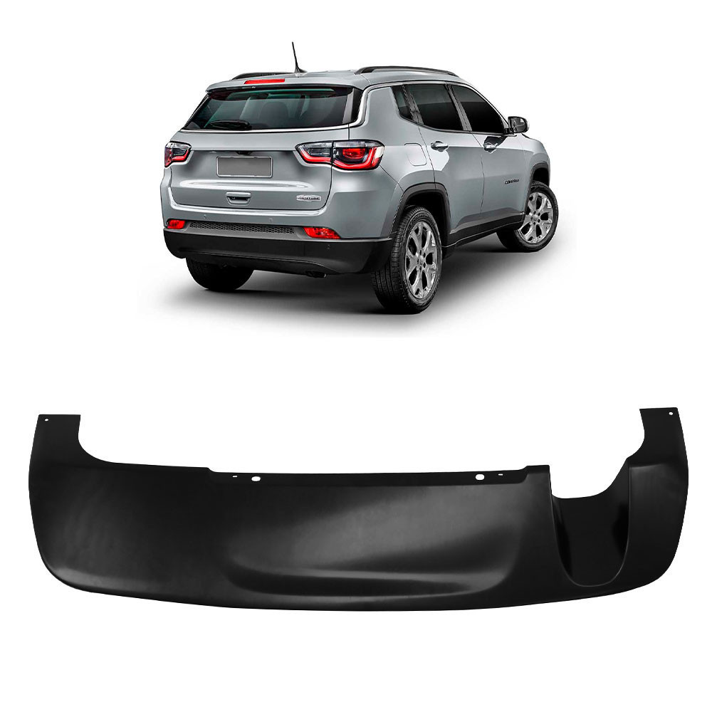 Spoiler Parachoque Traseiro Jeep Compass 4X4 Diesel 2021 2022 | Shopee ...