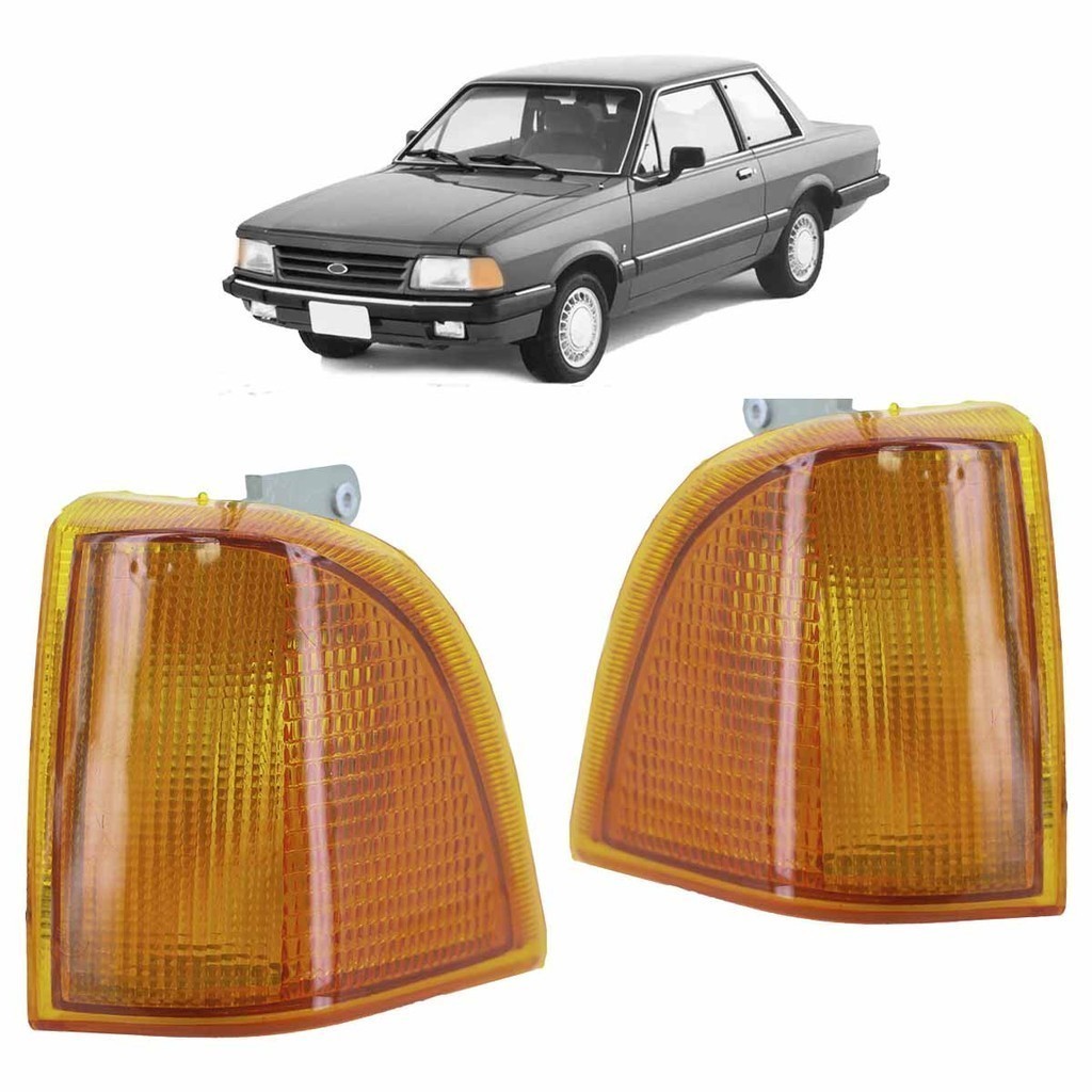 Par Lanterna Dianteira Pisca Seta Del Rey 1985 a 1992 Âmbar Modelo ...
