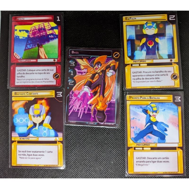 Cartas de Megaman Trading Card Game 5 cartas PT a sua escolha | Shopee ...