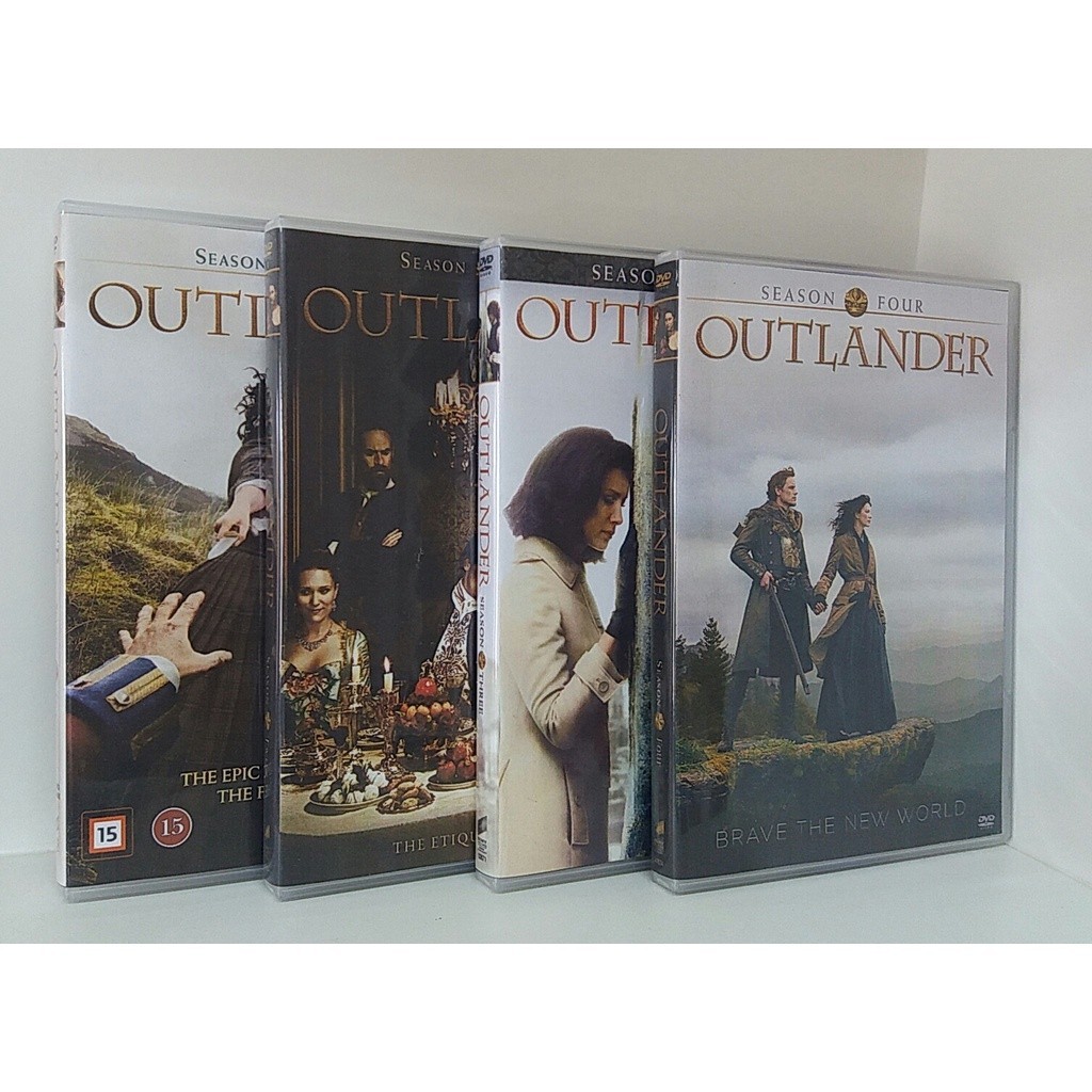 Box Seriado Outlander 1ª 2ª 3ª 4ª 5ª Temporada Completa com 27 Dvds ...