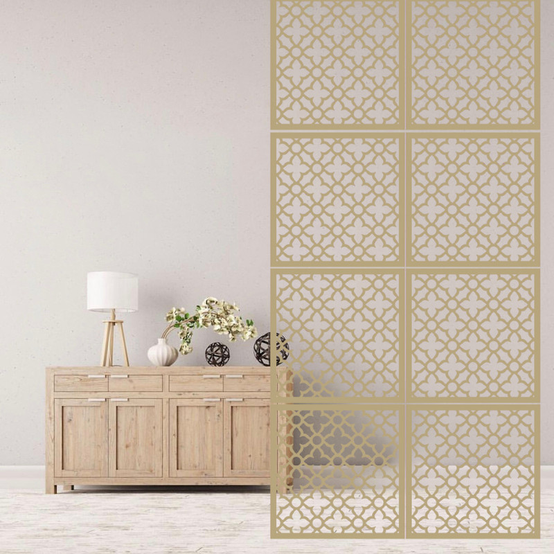 48 unidades Divisória vazada painel mdf 30x30cm 3mm mdf cru Divisória ...