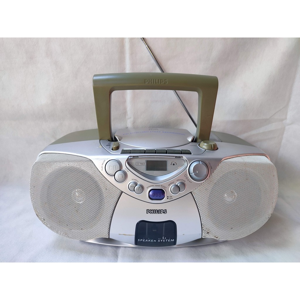 Radio Portátil Philips Az-1008 Antigo. | Shopee Brasil