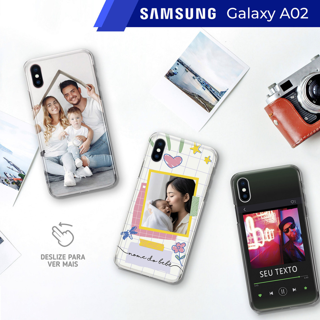 Capa Capinha - Samsung Galaxy A02 - Personalizada com Foto | Shopee Brasil