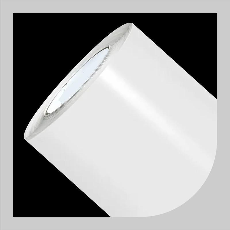 1 Cartela de Papel Auto Colante Para Encapar Caderno 50x200cm - Branco ...