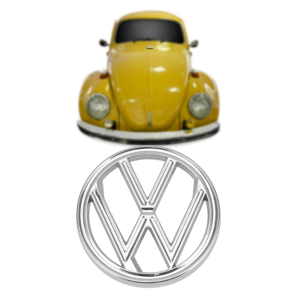 EMBLEMA CAPO FUSCA 51/77 ANTIGO LOGO CROMADO VW VOLKSVAGEN | Shopee Brasil
