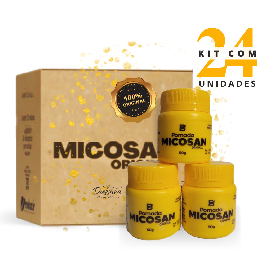 Kit c/ 24 Pomada Micosan Original - Clareador de Manchas Baruc - 50g ...