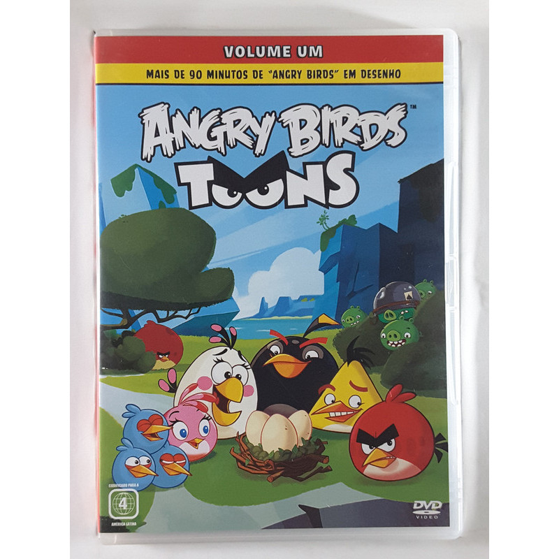 Dvd Angry Birds Toons Volume Um | Shopee Brasil