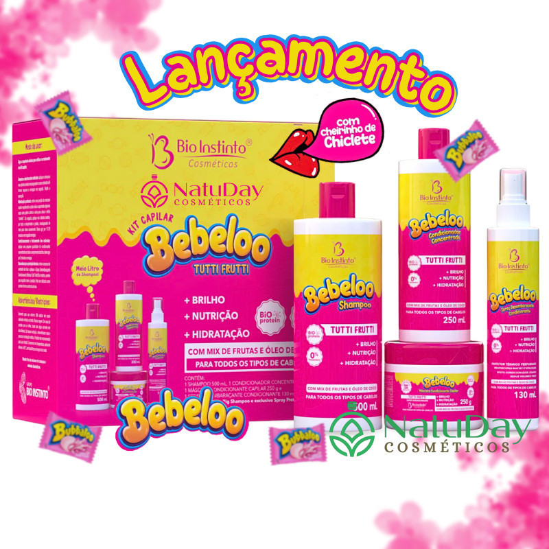 6 Kit Capilar Bebeloo Tutti Frutti (Cheiro de Babaloo) A Magia da ...