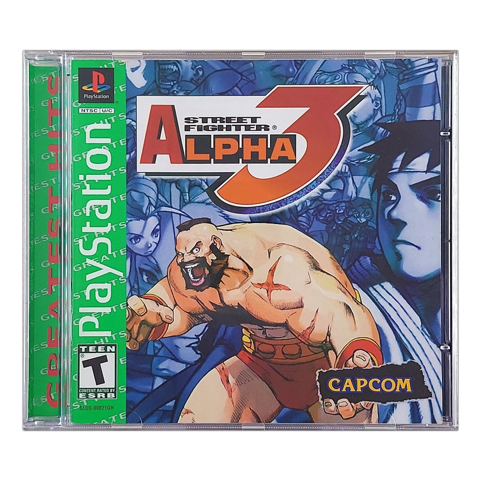 Street Fighter Alpha 3 Playstation 1 PS1 Original Completo | Shopee Brasil