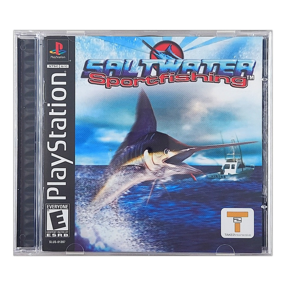 Saltwater Sport Fishing Original Playstation 1 PS1 | Shopee Brasil