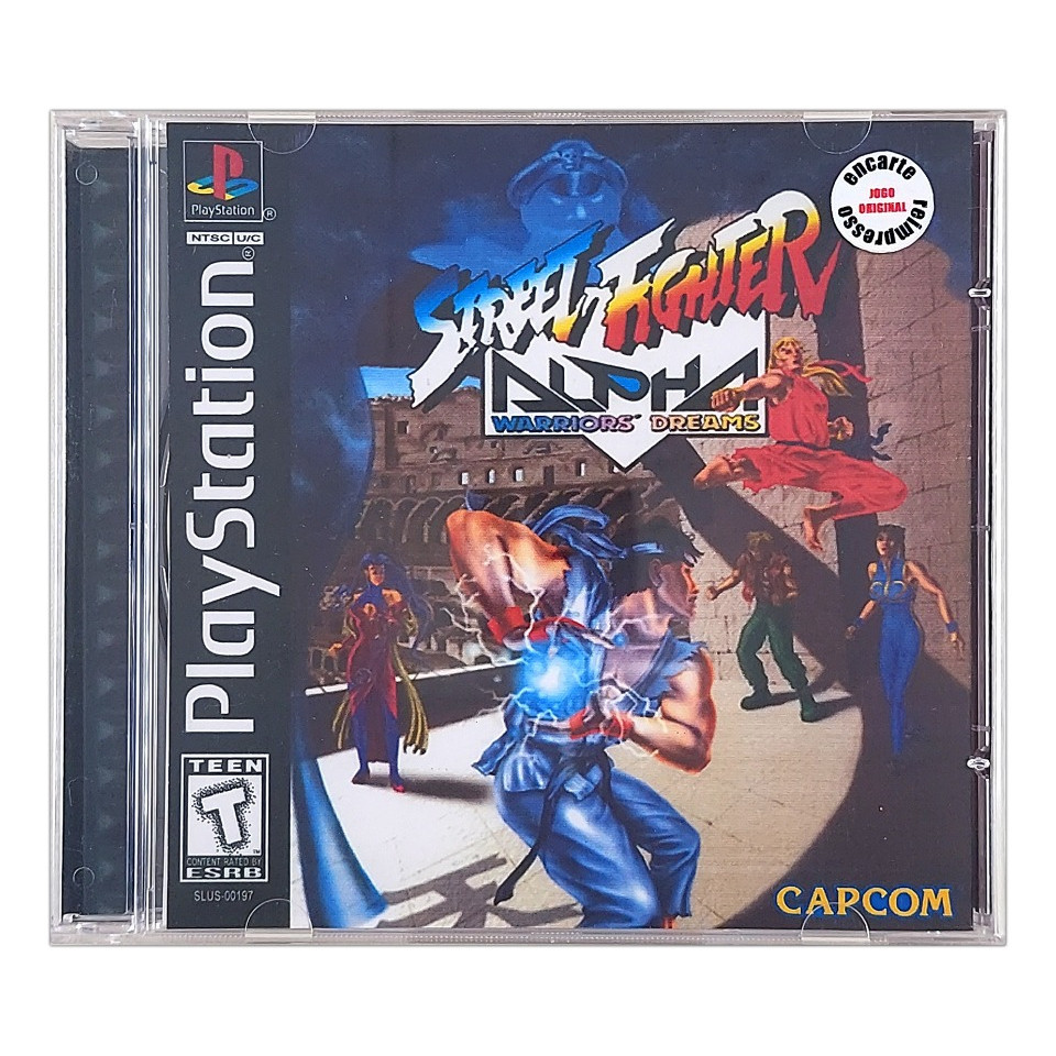 Street Fighter Alpha Original Playstation 1 PS1 | Shopee Brasil