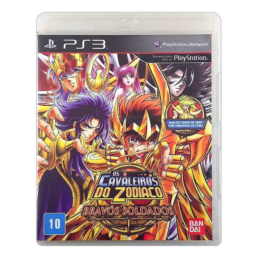Os Cavaleiros do Zodiaco Bravos Soldados Playstation 3 PS3 | Shopee Brasil