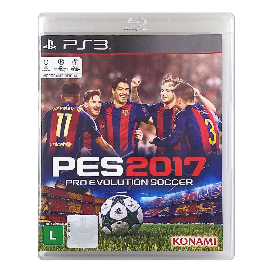 Pro Evolution Soccer PES 2017 Original Playstation 3 PS3 | Shopee Brasil