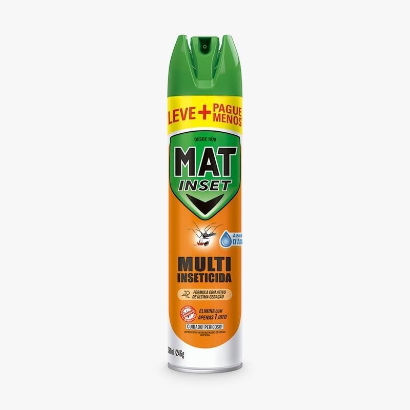 Inseticida Mat Inset Aerosol Multi Inseticida 360ml | Shopee Brasil