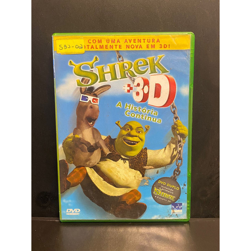DVD Shrek+3d a história continua duplo | Shopee Brasil