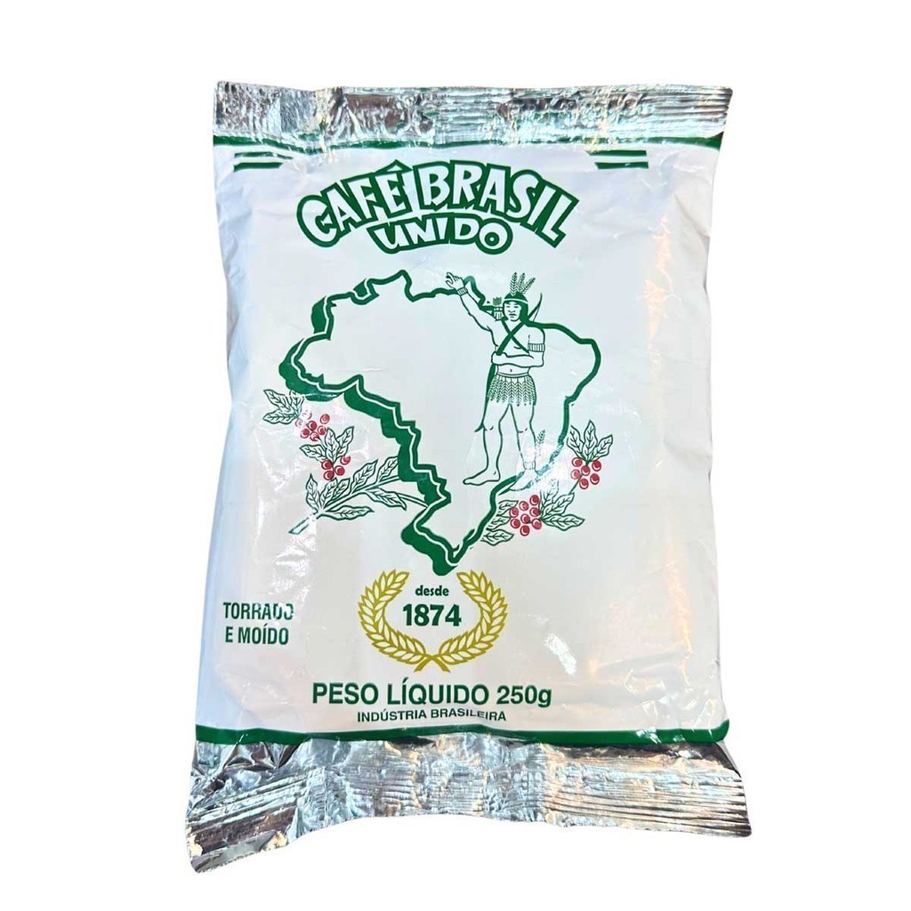 CAFE BRASIL UNIDO 250G CAFE TORRADO E MOIDO DESDE 1874 | Shopee Brasil
